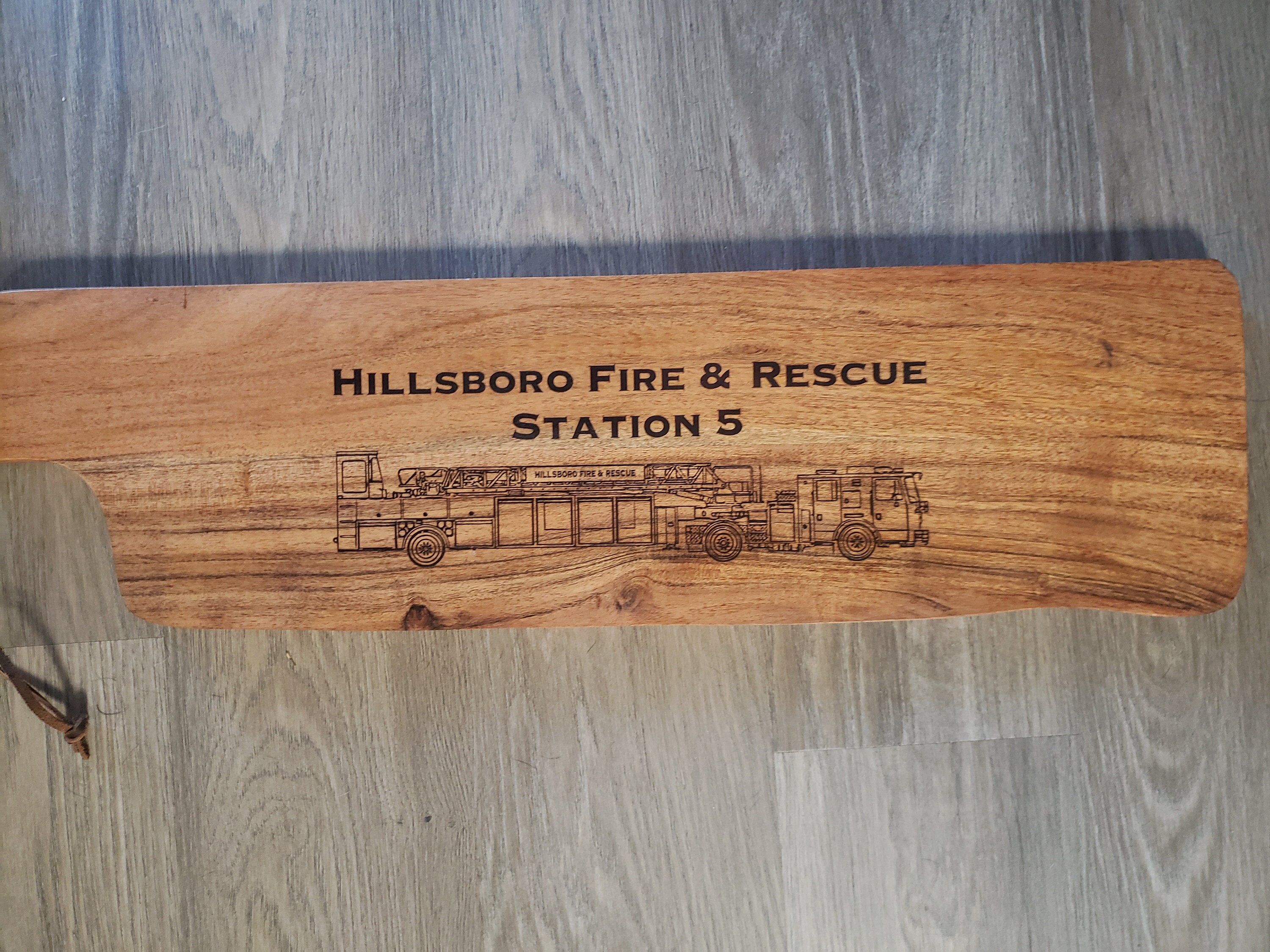 Fire Dept. Tiller Truck Charcuterie Board - Etsy