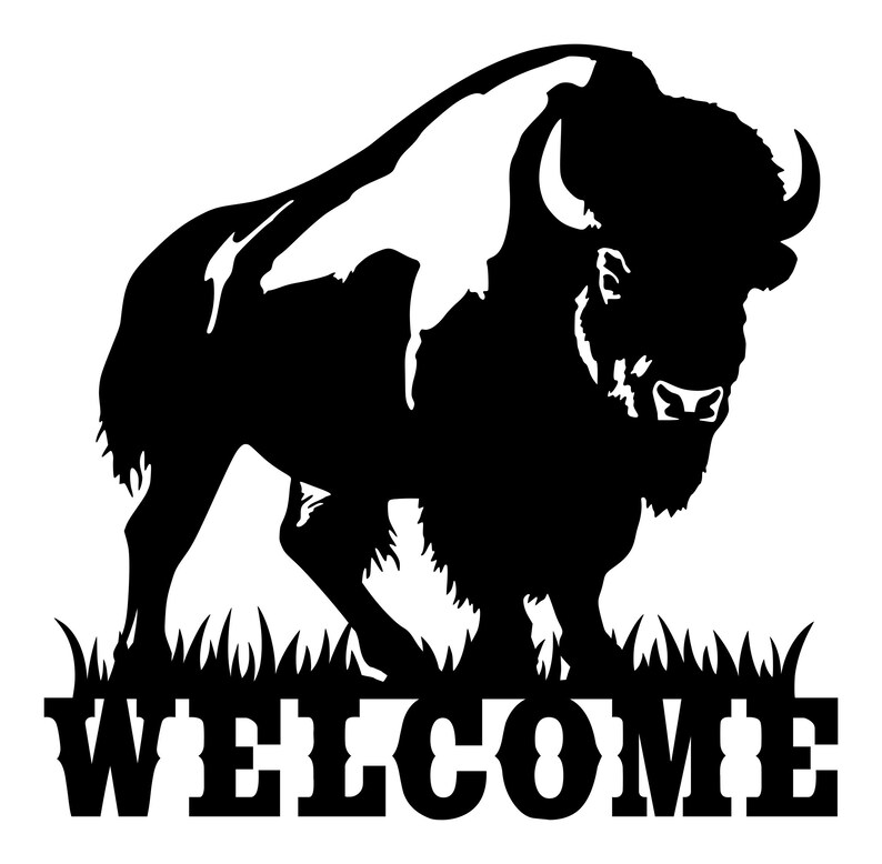 Buffalo Welcome Sign | Metal Welcome Sign - Etsy