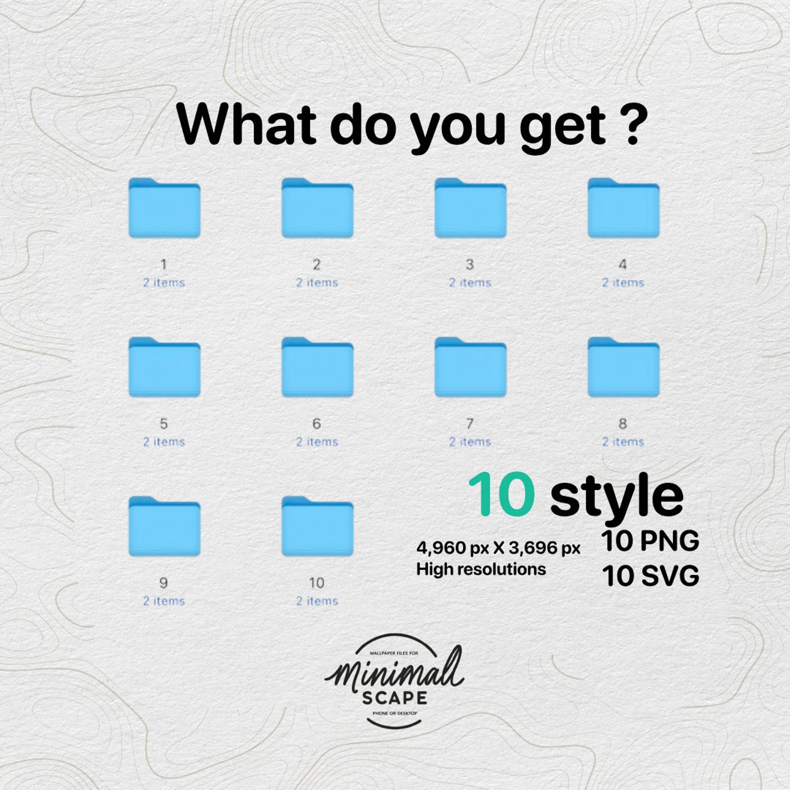 High Resolution Transparent Topography Map Pack - 10 Styles in PNG and ...