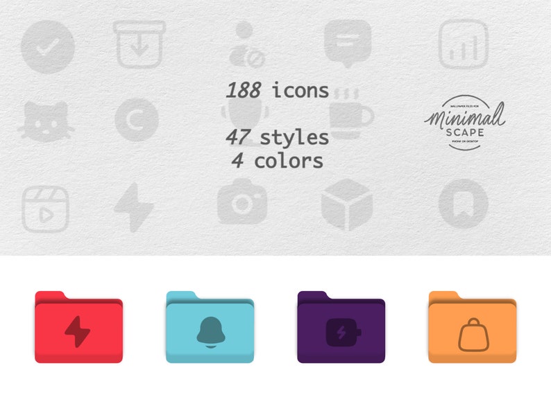 4K Rainbow Wallpaper Set for Iphone, Ipad, Desktop + 188 Matching Icons ...