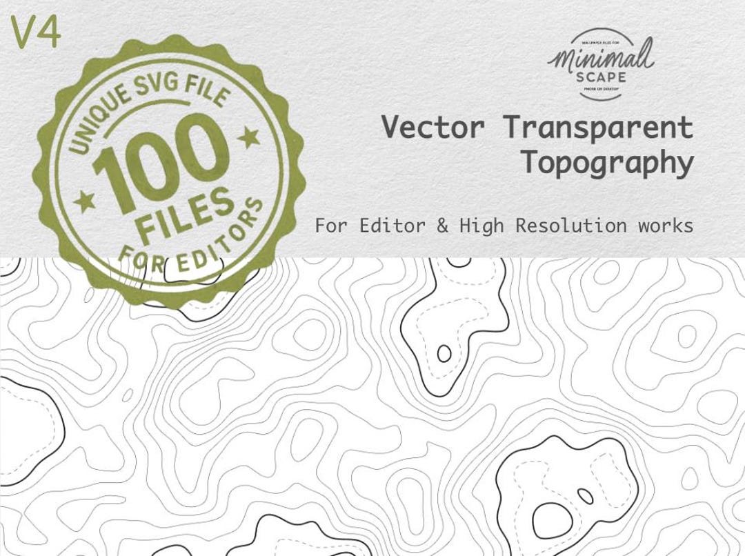 100 Creative Editable Topography SVG Maps - Advanced Vector Set ...