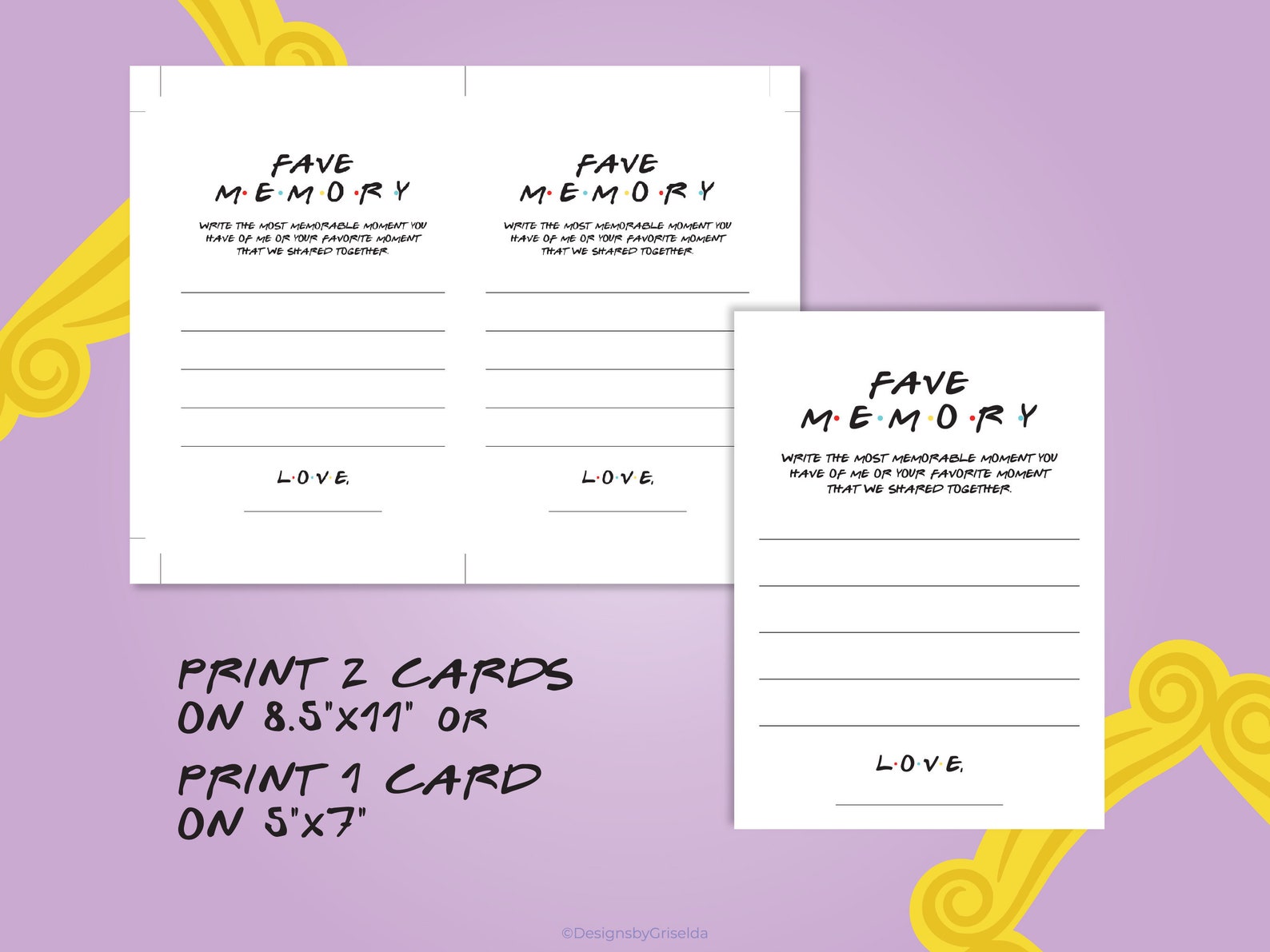 Friends Theme Birthday Party Game Printables Instant Download - Etsy