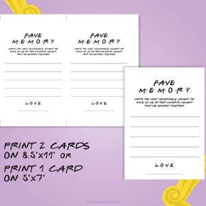 Friends Theme Birthday Party Game Printables Instant Download - Etsy