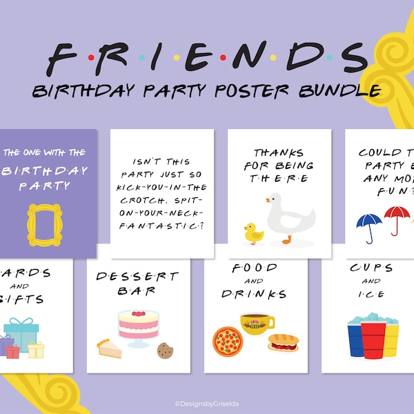 Friends Themed Party - Etsy
