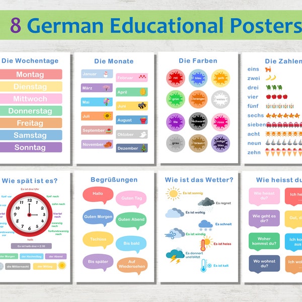 German Classroom - Etsy