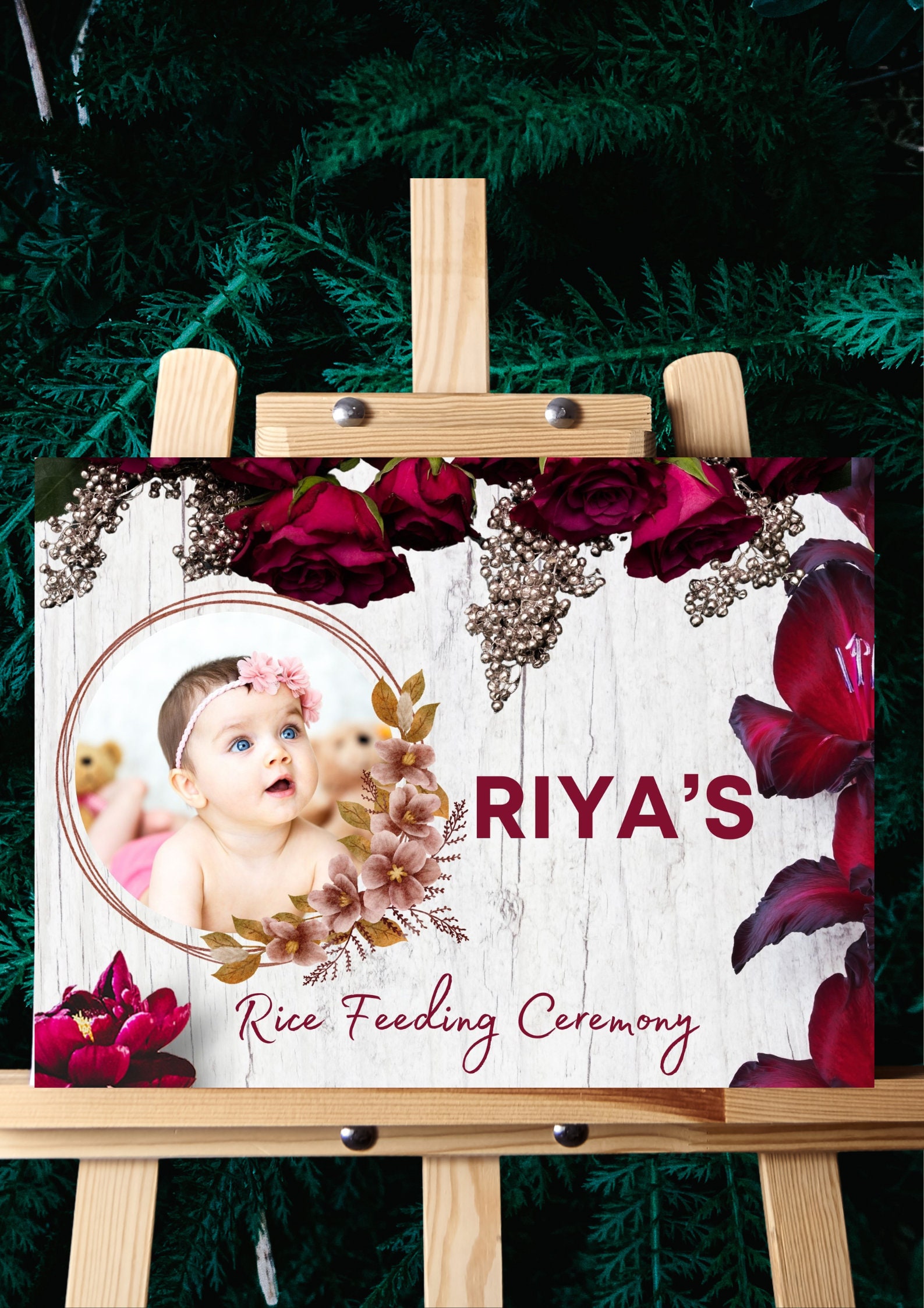 Rice Ceremony Sign Annaprasan Welcome Sign, Annaprasana Sign & First ...