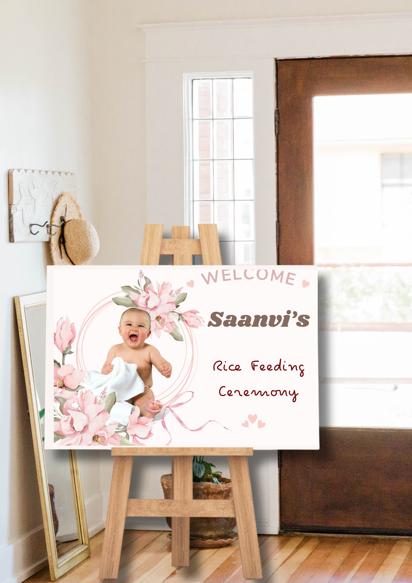 Rice Ceremony Sign Annaprasan Welcome Sign, Annaprasana Sign & First ...