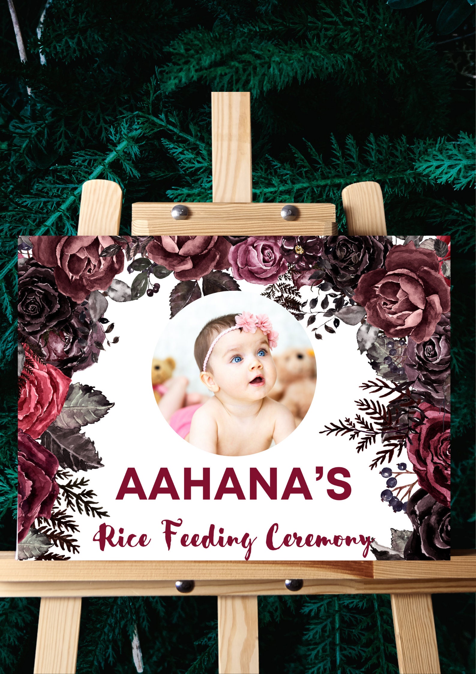 Rice Ceremony Sign Annaprasan Welcome Sign, Annaprasana Sign & First ...
