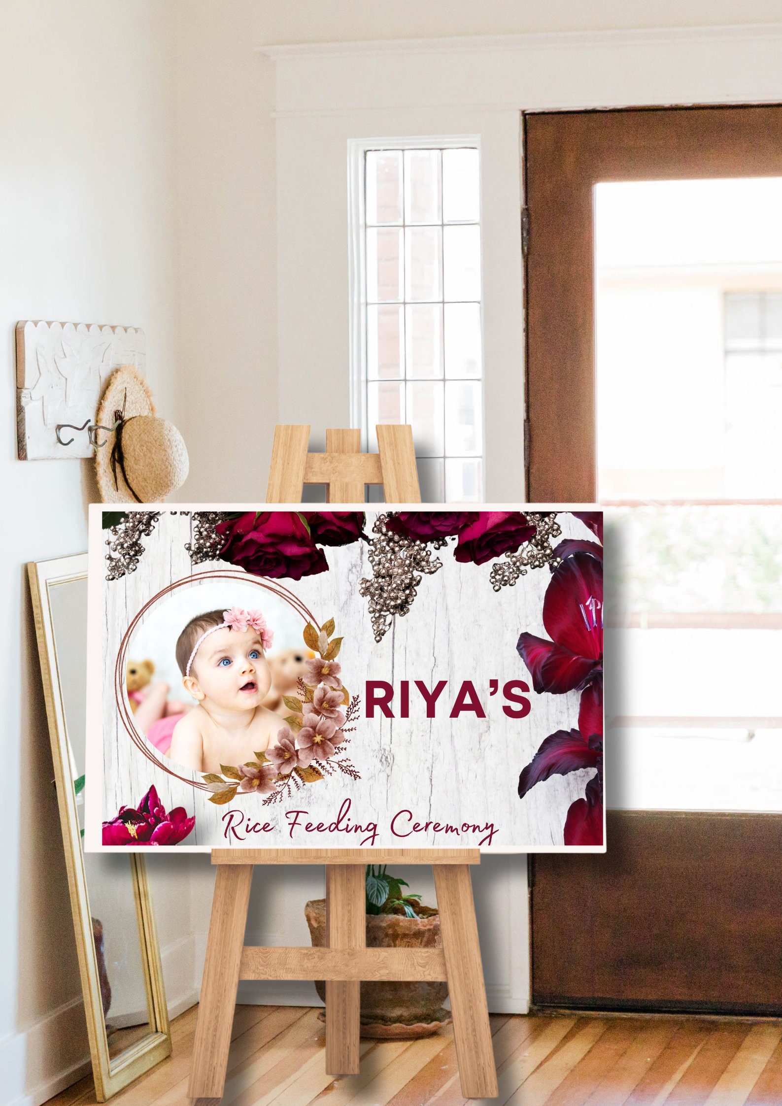 Rice Ceremony Sign Annaprasan Welcome Sign, Annaprasana Sign & First ...