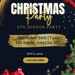 Editable Christmas Invitation, Christmas Evite Template,holiday Party ...