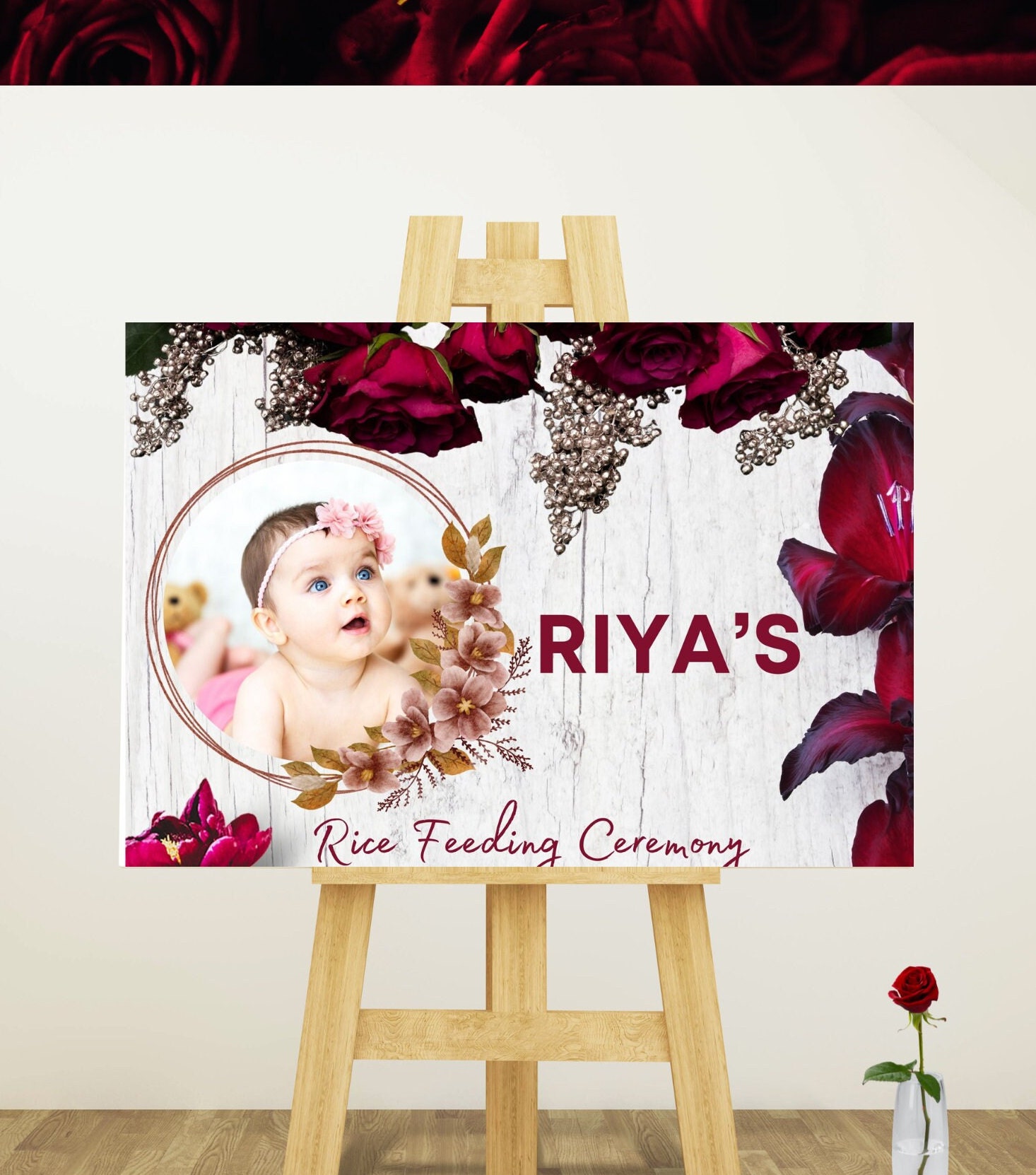 Rice Ceremony Sign Annaprasan Welcome Sign, Annaprasana Sign & First ...