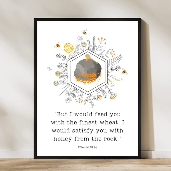 Honey in the Rock Wall Art - Etsy