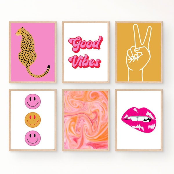 Preppy Funky Room Decor - Etsy