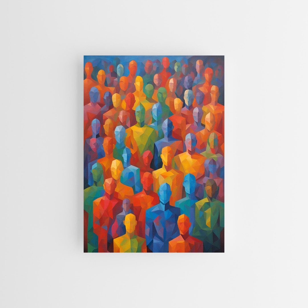 Prismatic Abstract Human Art Print | Digital Download | Celebrate ...
