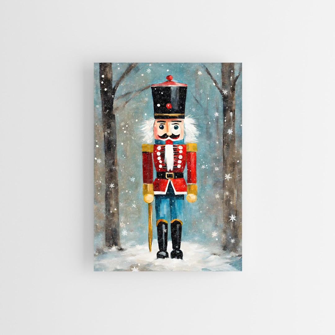 Nutcracker Wall Art, Nutcracker Painting, Nutcracker Print, Nutcracker ...