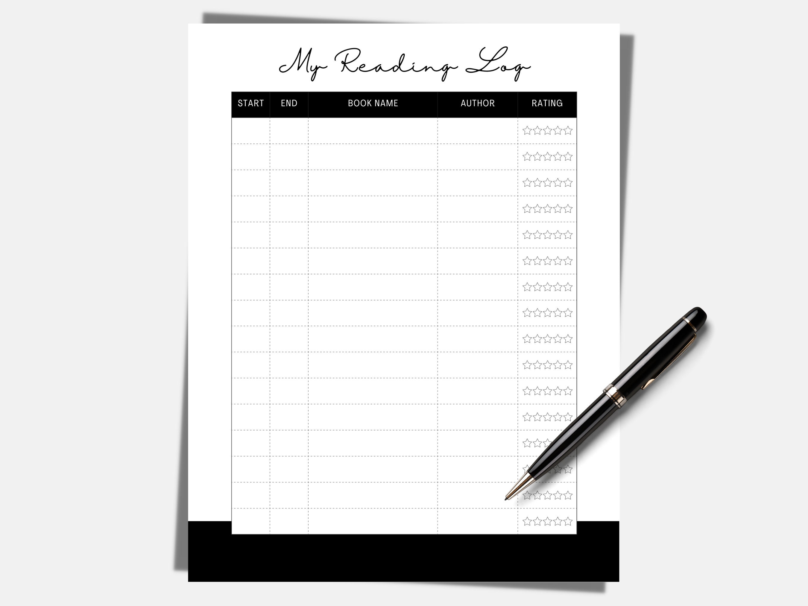 Reading Log Printable, Printable Reading Log, Reading Tracker, Books I ...