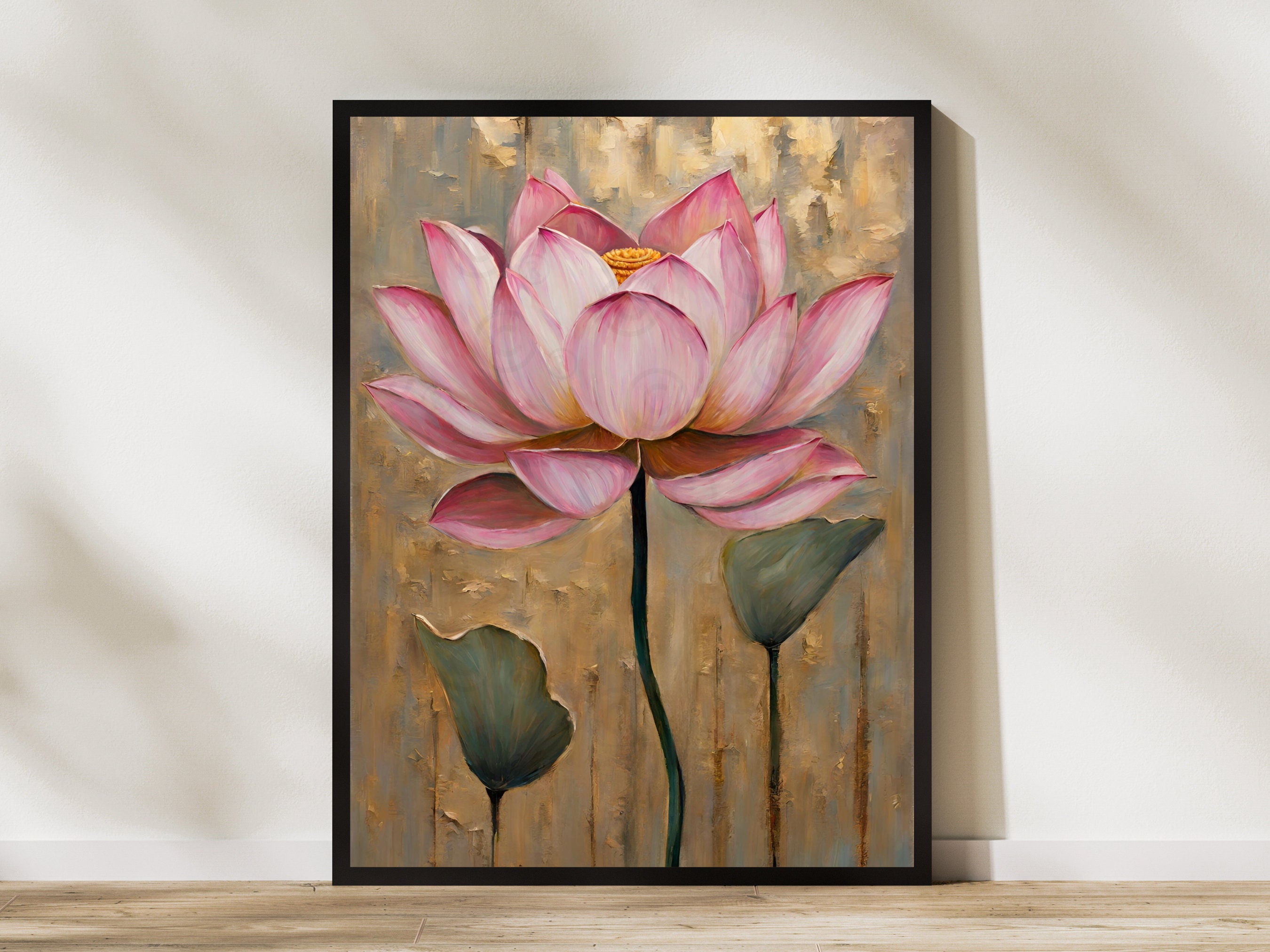 Lotus Wall Art, Lotus Flower Wall Art, Lotus Print, Lotus Poster, Lotus ...
