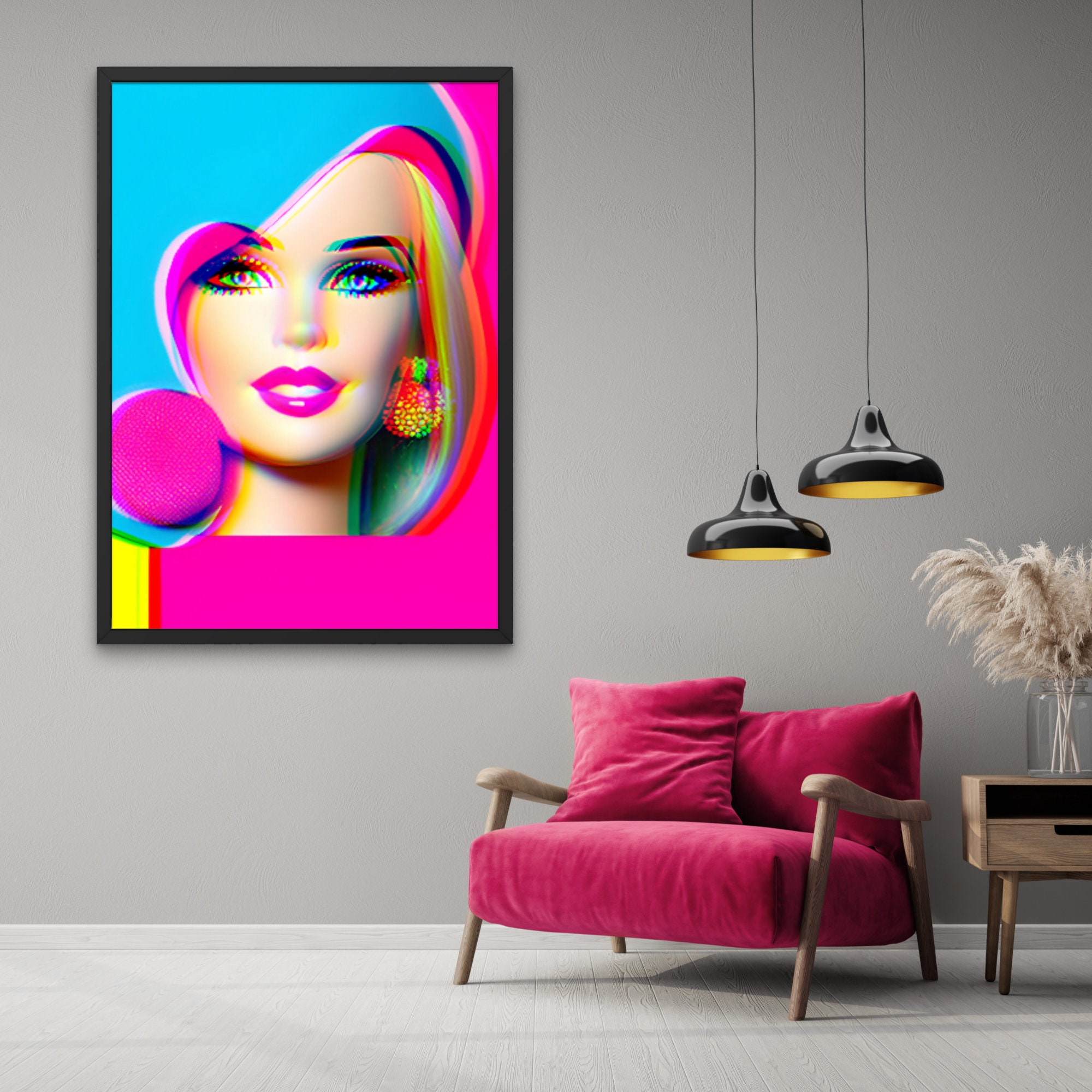 Barbie Wall Art, Barbie Wall Decor, Barbie Wall Print, Barbie Wall Art ...