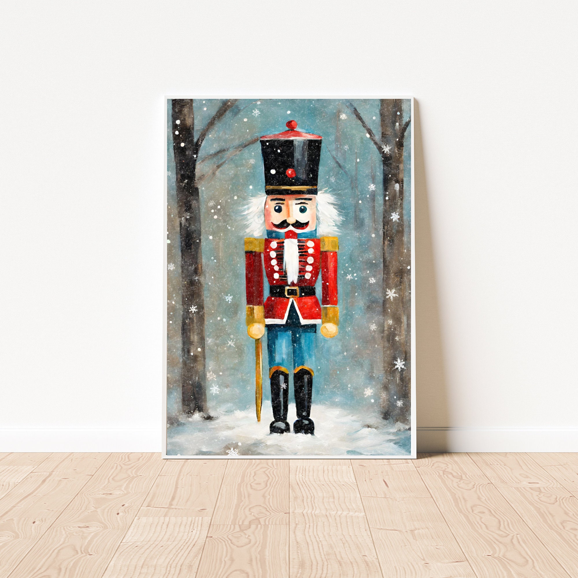 Nutcracker Wall Art, Nutcracker Painting, Nutcracker Print, Nutcracker Art, Christmas Wall Art ...