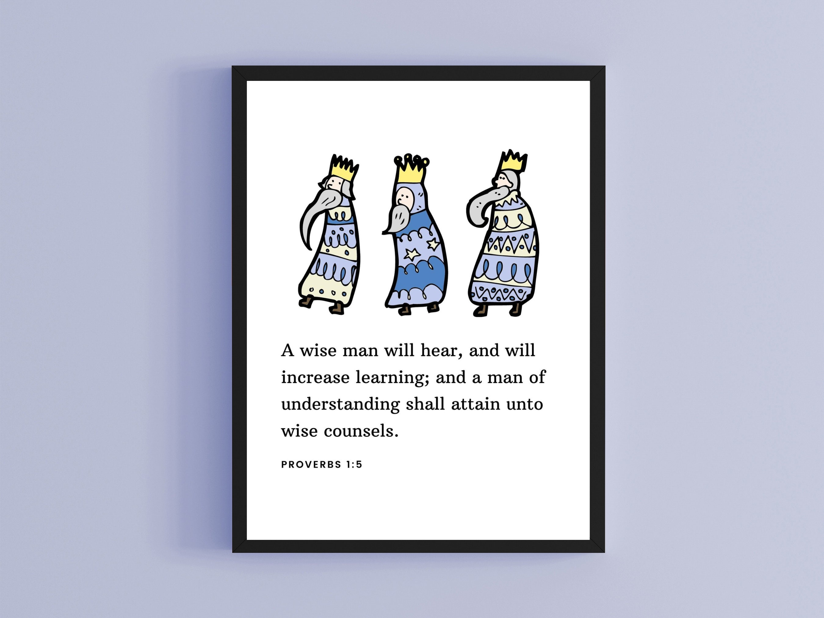 Scripture Wall Art, Wise Men Scripture, Work Quotes Inspirational ...