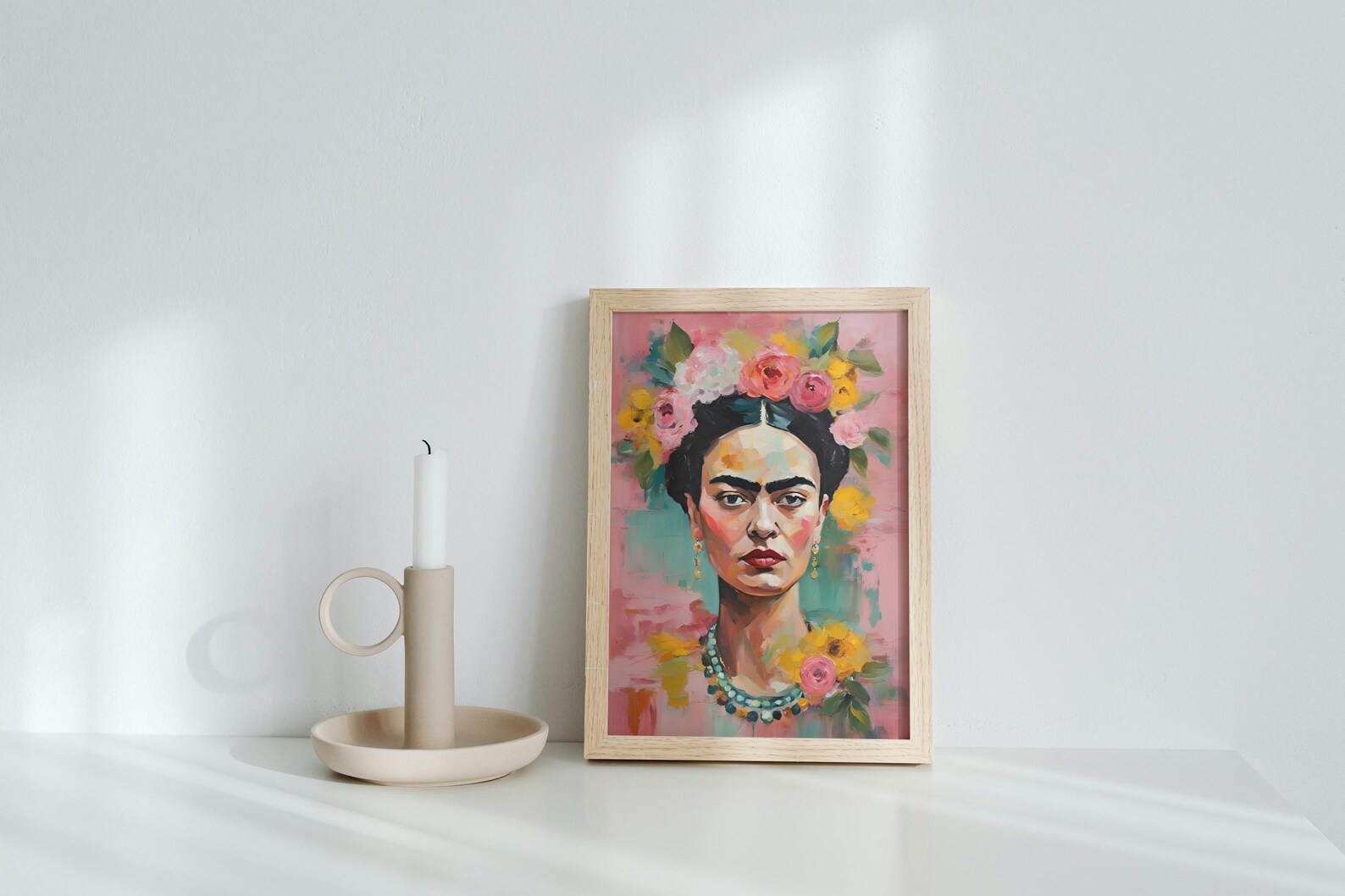 Frida K Digital Download - Mexican Wall Art Print - Vibrant Home Decor ...