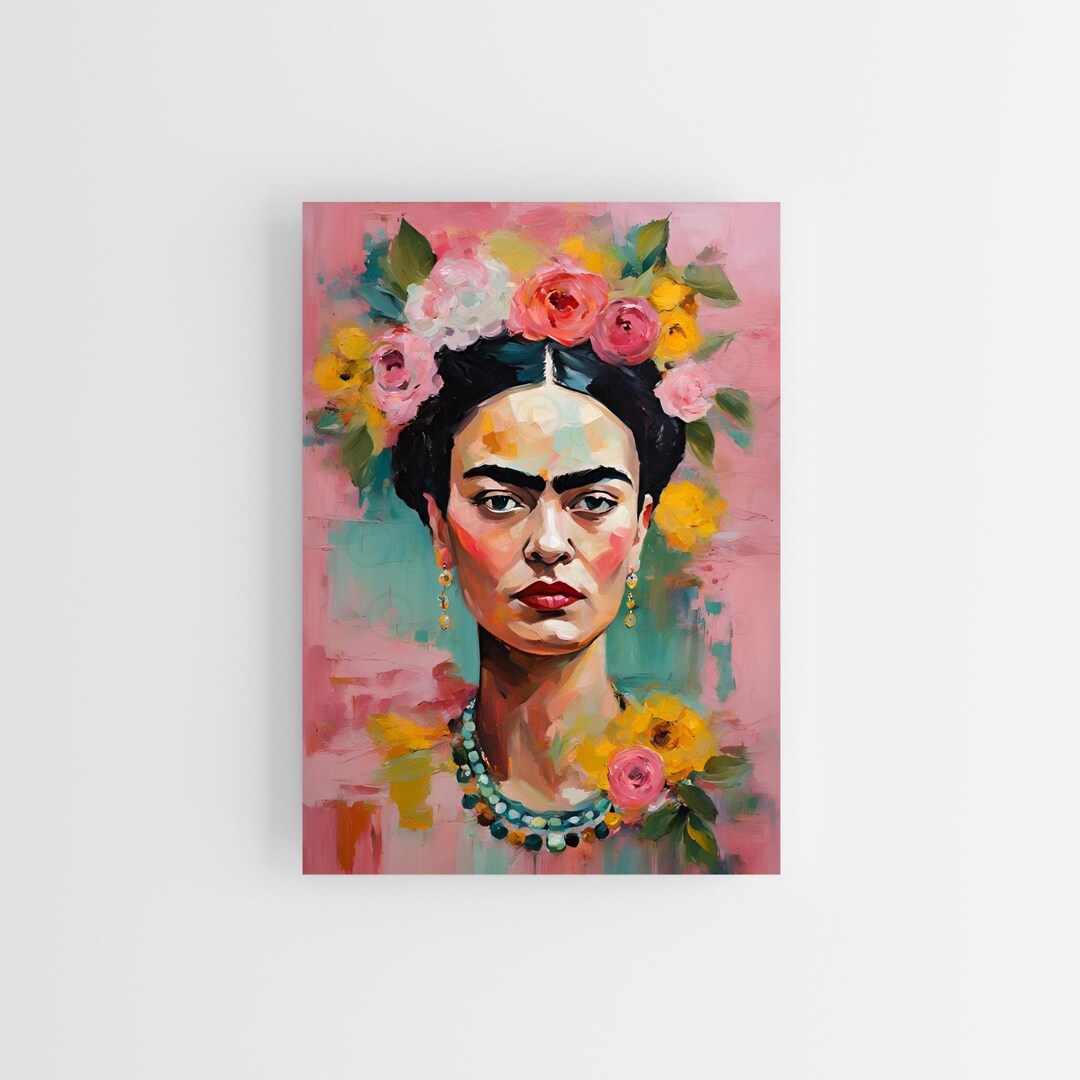 Frida K Digital Download - Mexican Wall Art Print - Vibrant Home Decor ...