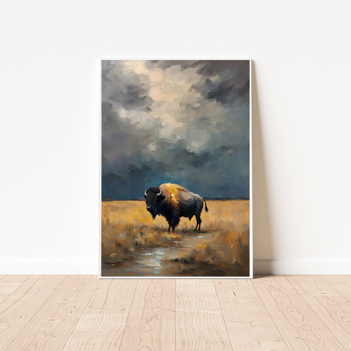 Bison Wall Art, Bison Art, Buffalo Wall Art, Buffalo Art, Bison Print ...