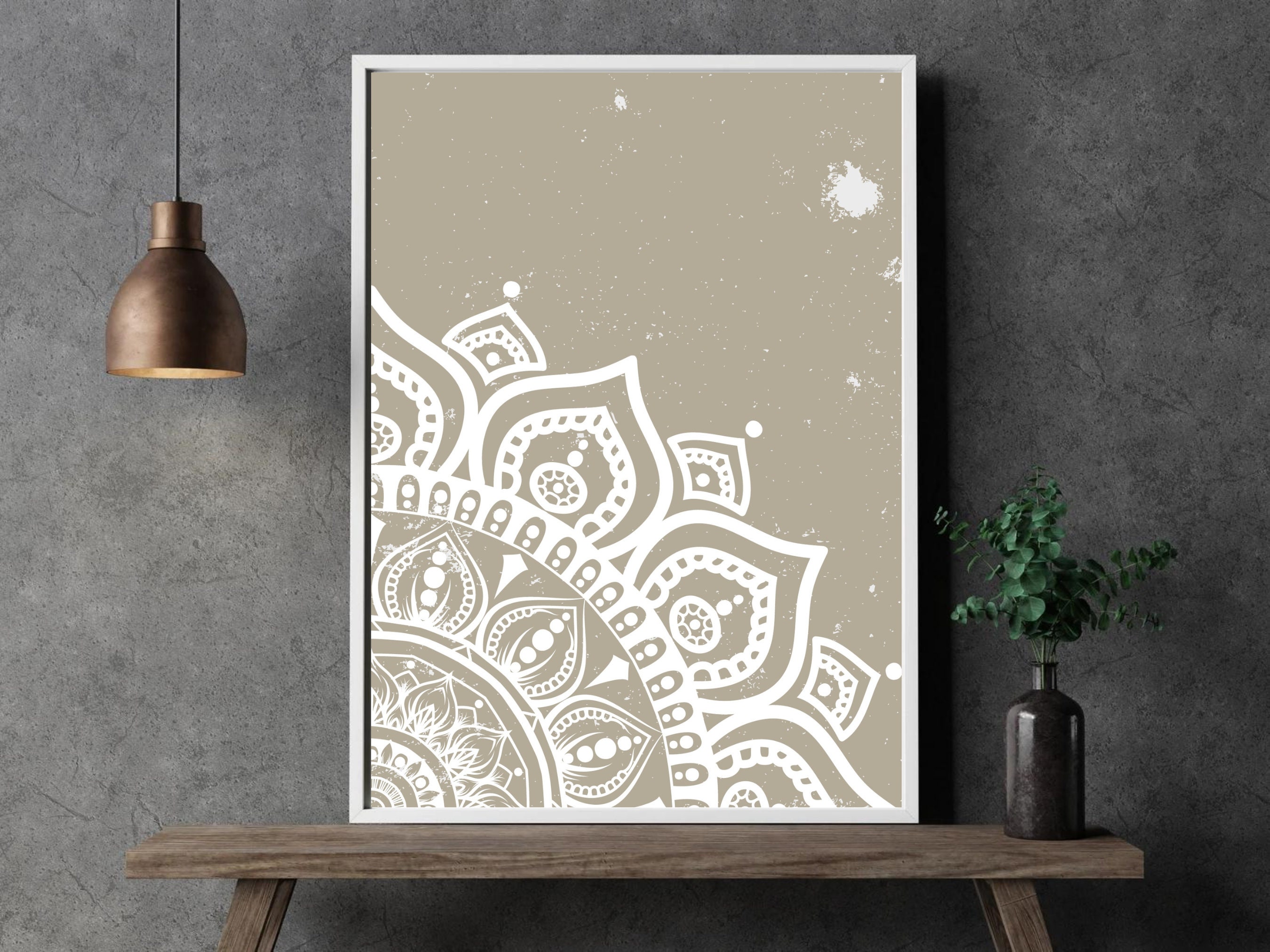 Mandala Wall Art Mandala Art Mandala Wall Decor Mandala - Etsy
