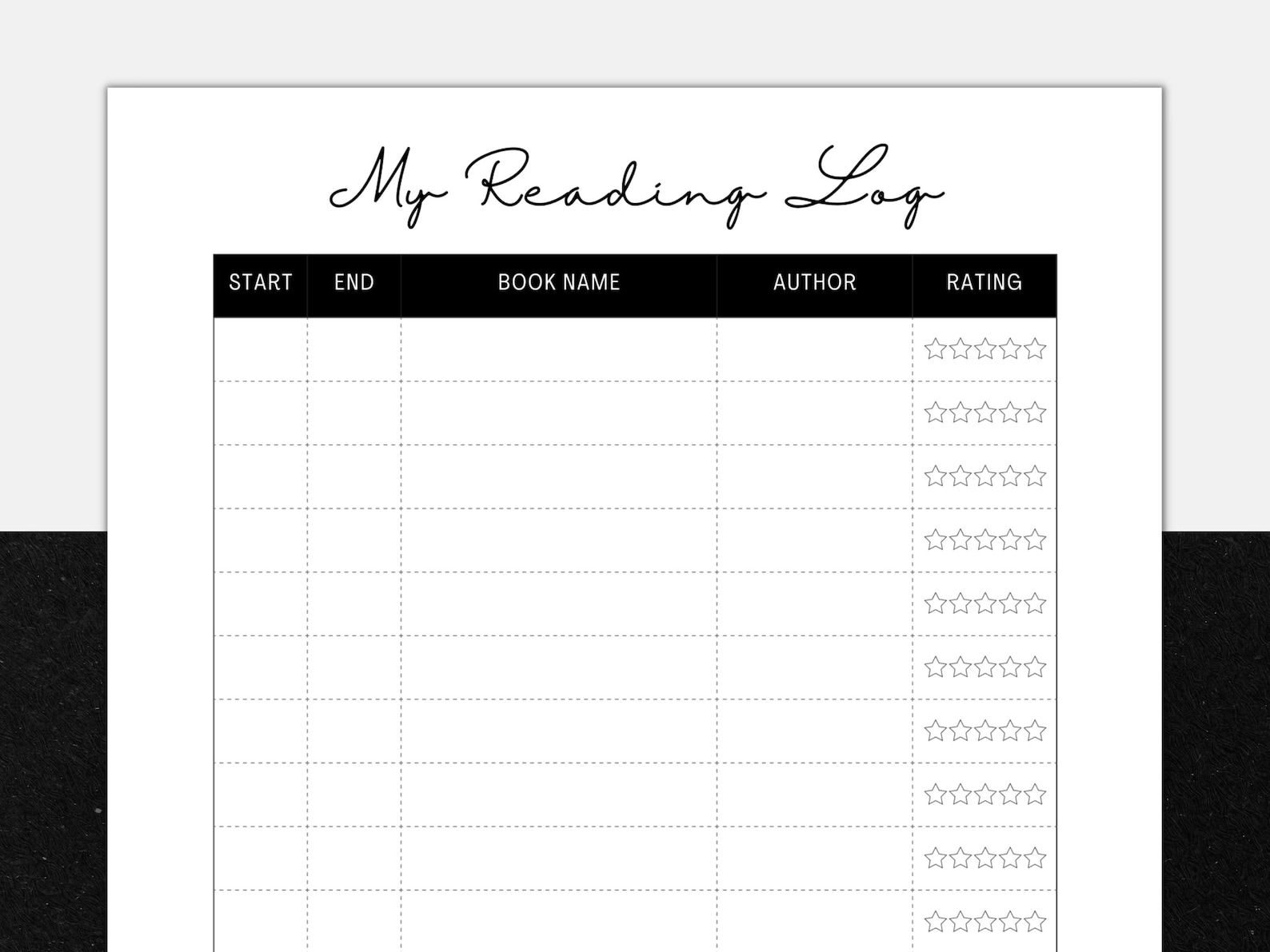 Reading Log Printable, Printable Reading Log, Reading Tracker, Books I ...