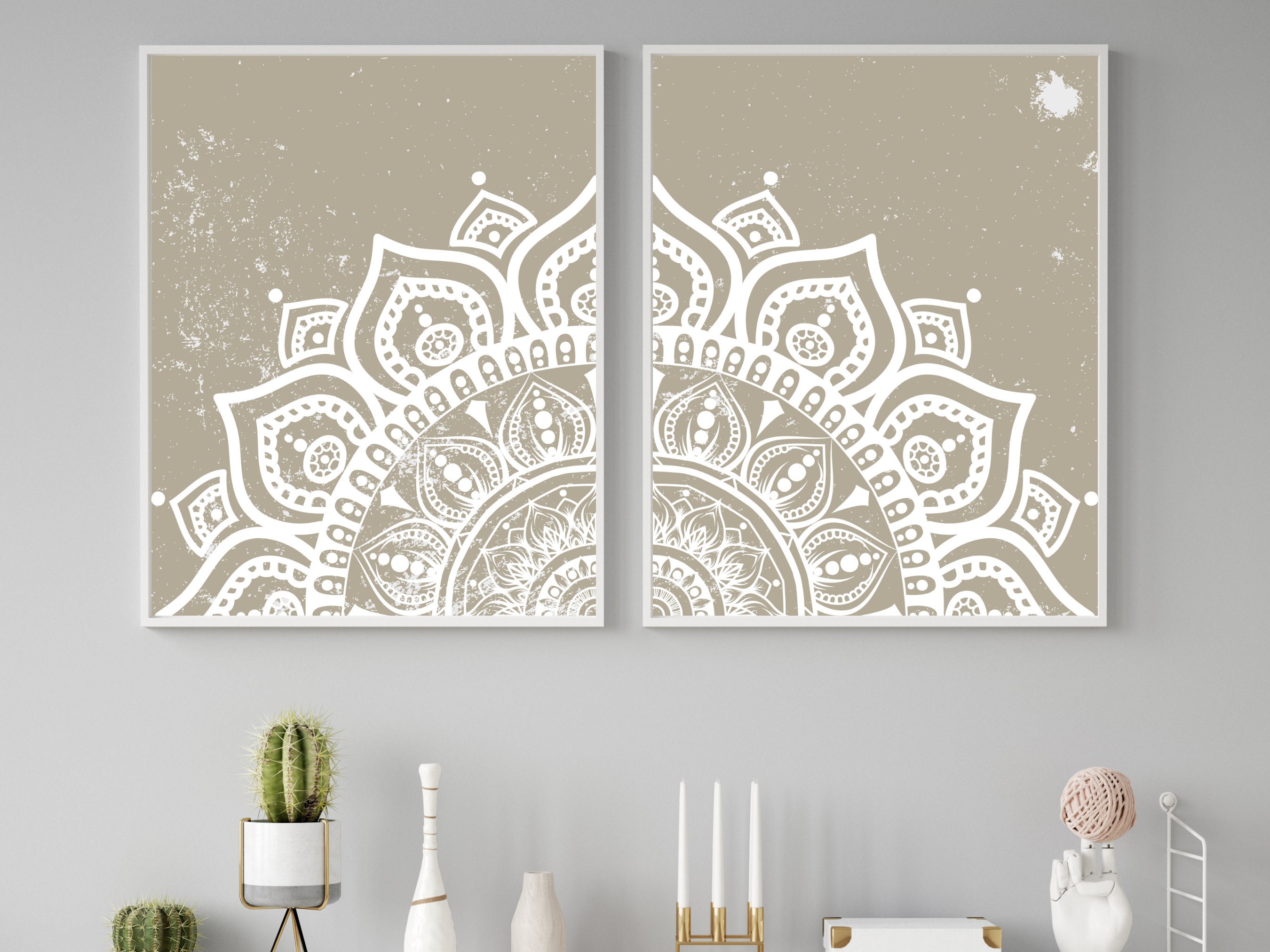 Mandala Wall Art Mandala Art Mandala Wall Decor Mandala - Etsy