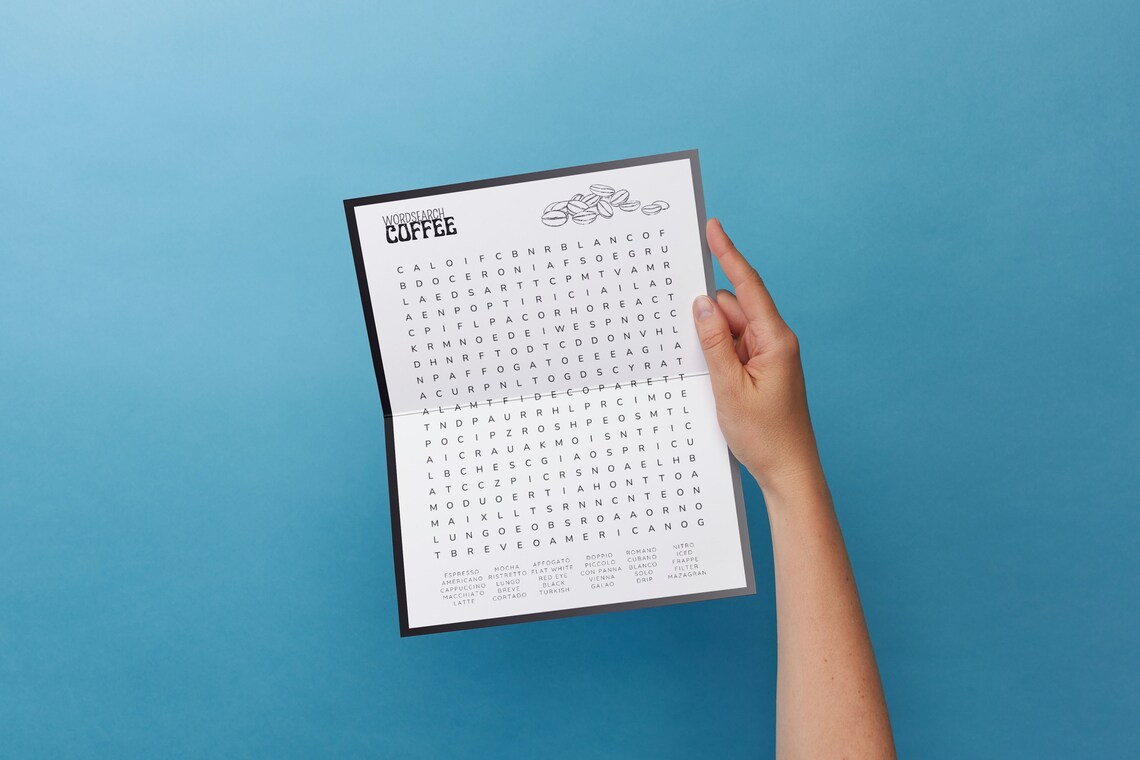 50 Printable Word Search Puzzles With Solutions | Large Font PDF | Fun ...