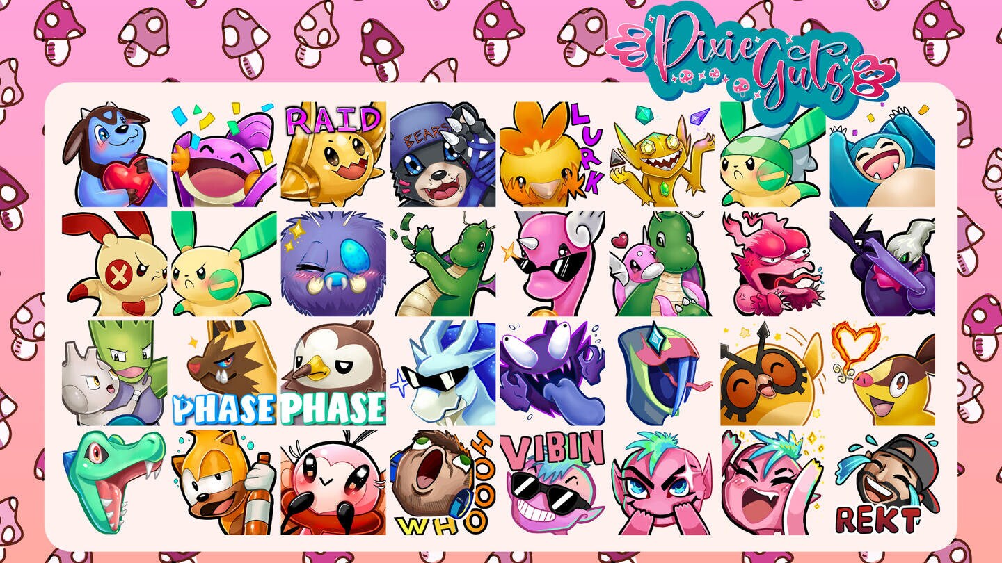 Egg Month Pokemon Twitch Emote Riolu Hatching - Etsy