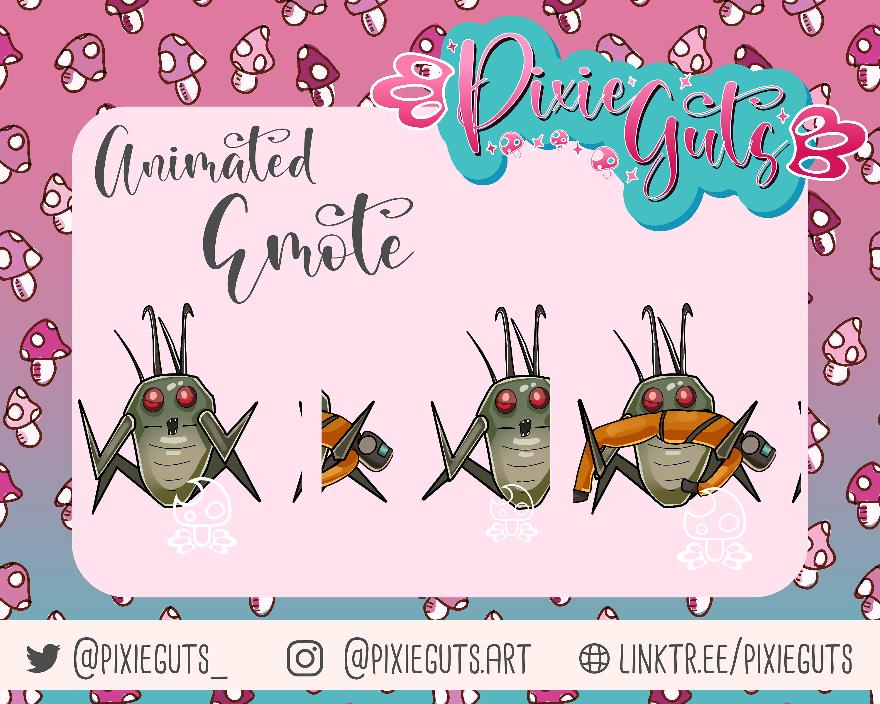 All My Fellas Lethal Company ANIMATED Hoarding Bug Emote Loot Bug ...