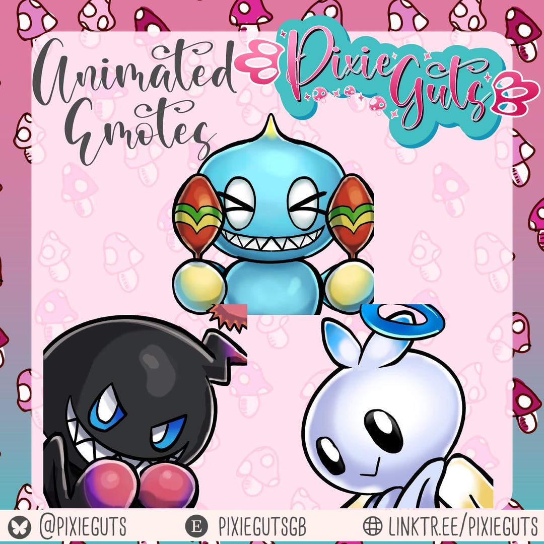 ANIMATED Chao Emote Pack - 3 Cute Sonic Hero Neutral Dark Chao Emotes ...