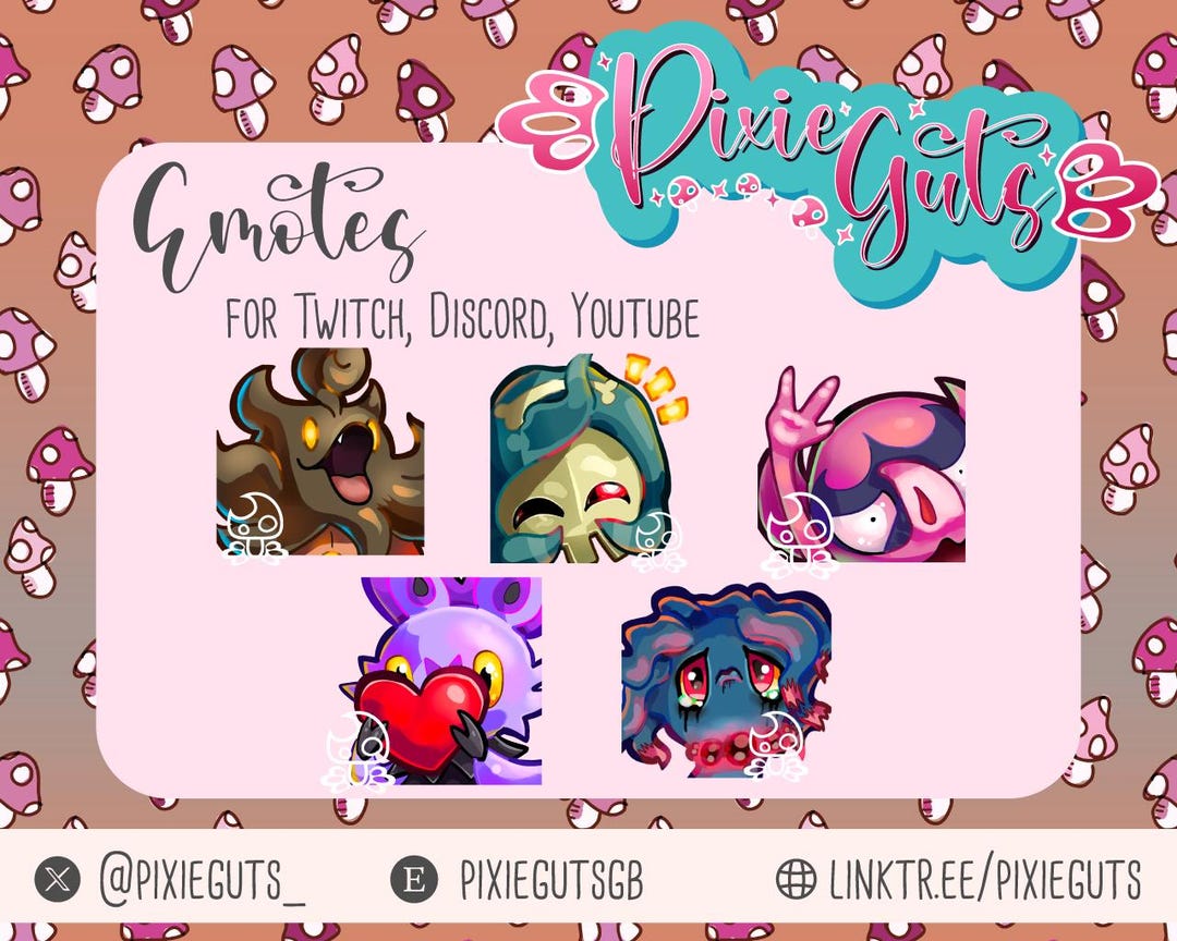 Halloween Emote Set - Pokemon Halloween Pog Laugh Hi Hello Love Heart ...