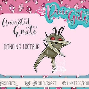 Lethal Company ANIMATED Loot Bug Emote - Hoarder Bug Dancing Emote for ...