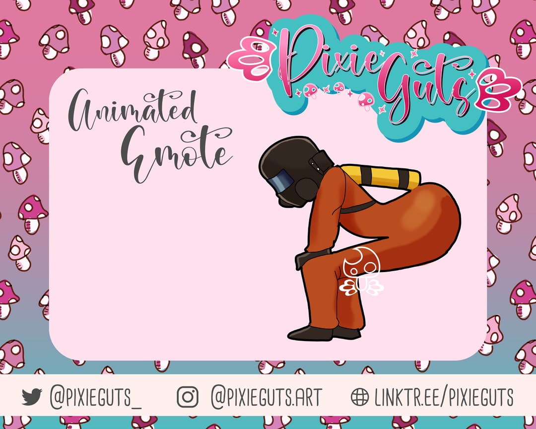 Lethal Company ANIMATED Twerk Emote - Twerking Dancing Emote for Twitch ...