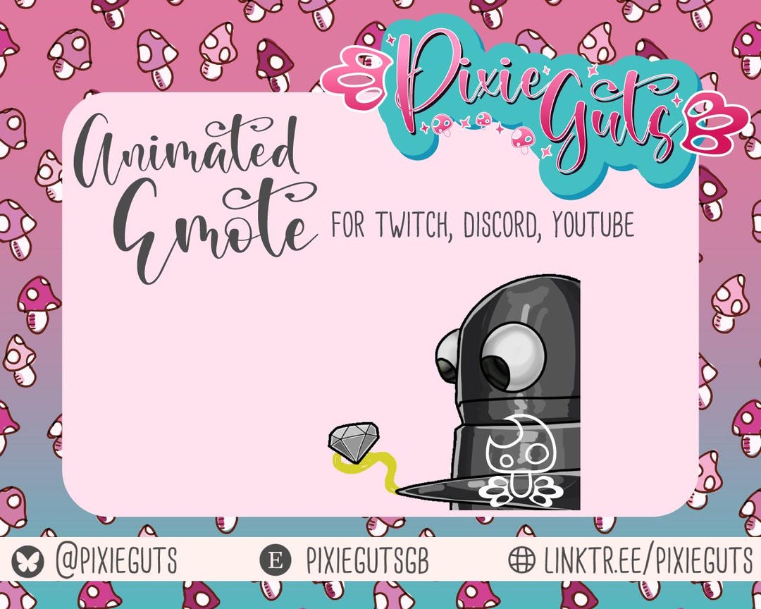 ANIMATED Oops REPO Emote - Black R.E.P.O Diamond Breaking Smash Emote for Twitch, Discord ...