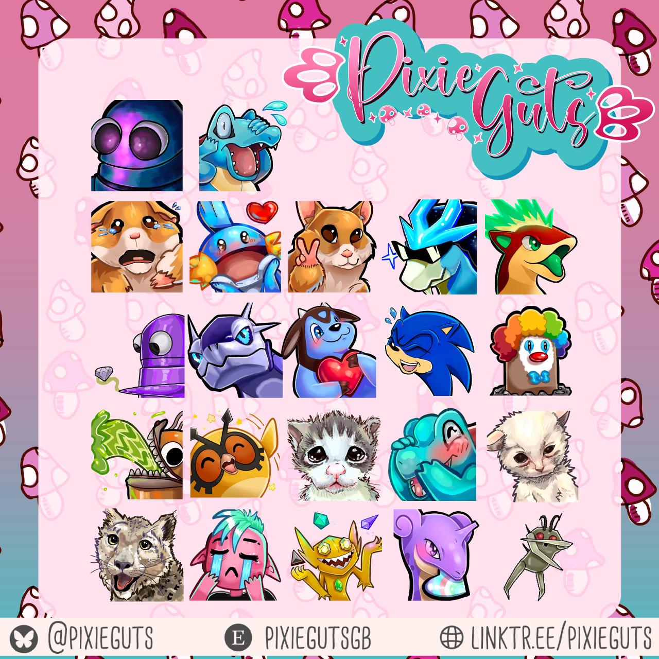 Animated Red Fox Clapping Emote – Chibi Twitch/discord (digital ...
