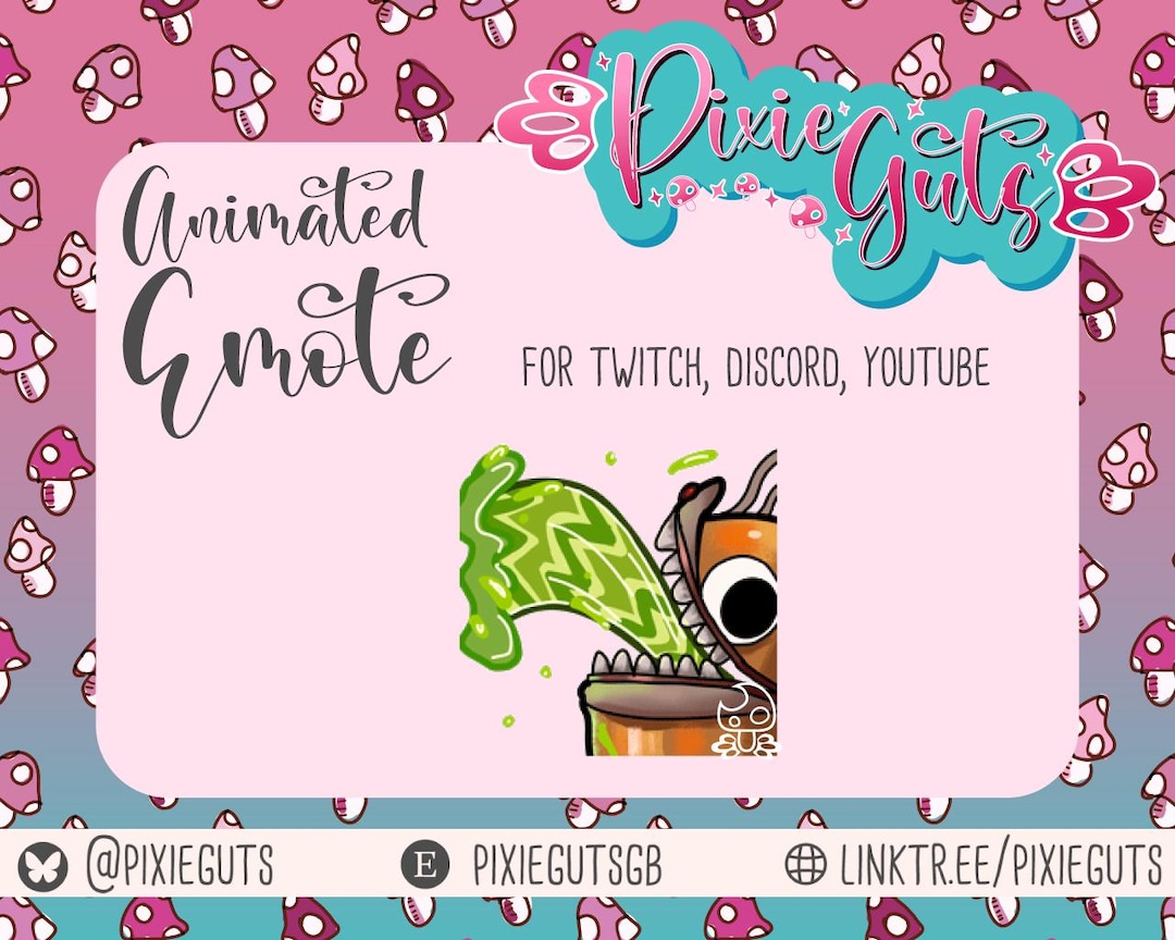 Animated Puke Emote: Orange Spewer for Twitch, Discord, Youtube ...