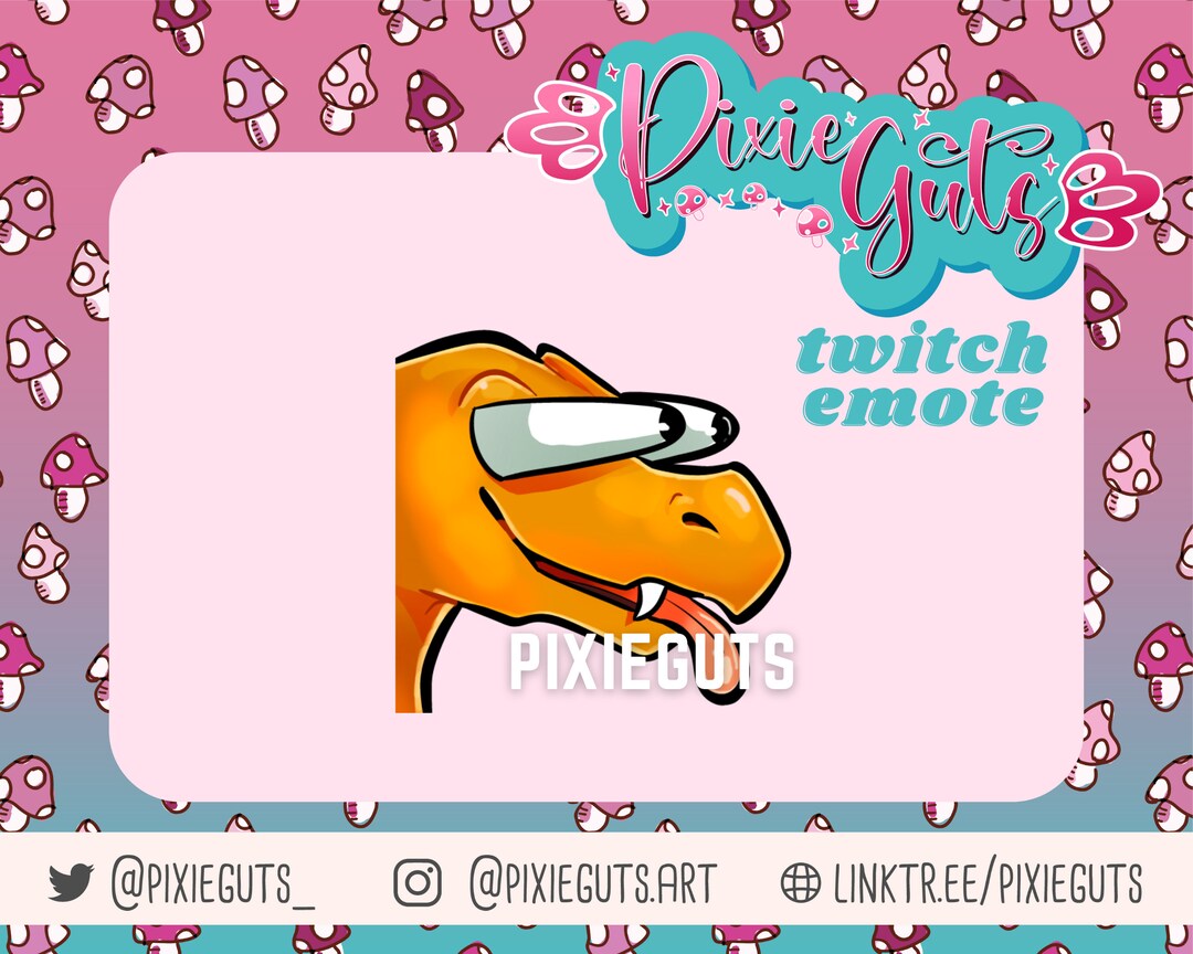 Charbooba Static Pokemon Emote BOOBA 006 Charizard - Etsy