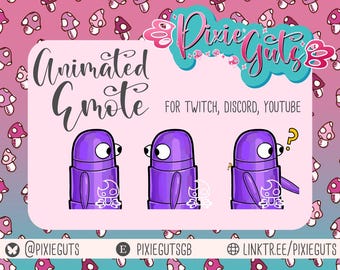 Purple REPO Game Emote Set: Twitch, Discord, Youtube (digital Download ...