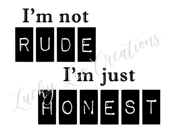 Just Honest SVG PNG JPG - Etsy