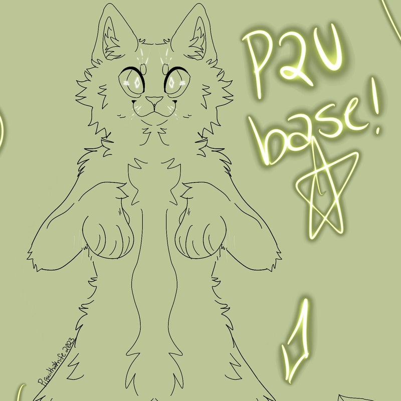 Furry Cat Base - Etsy