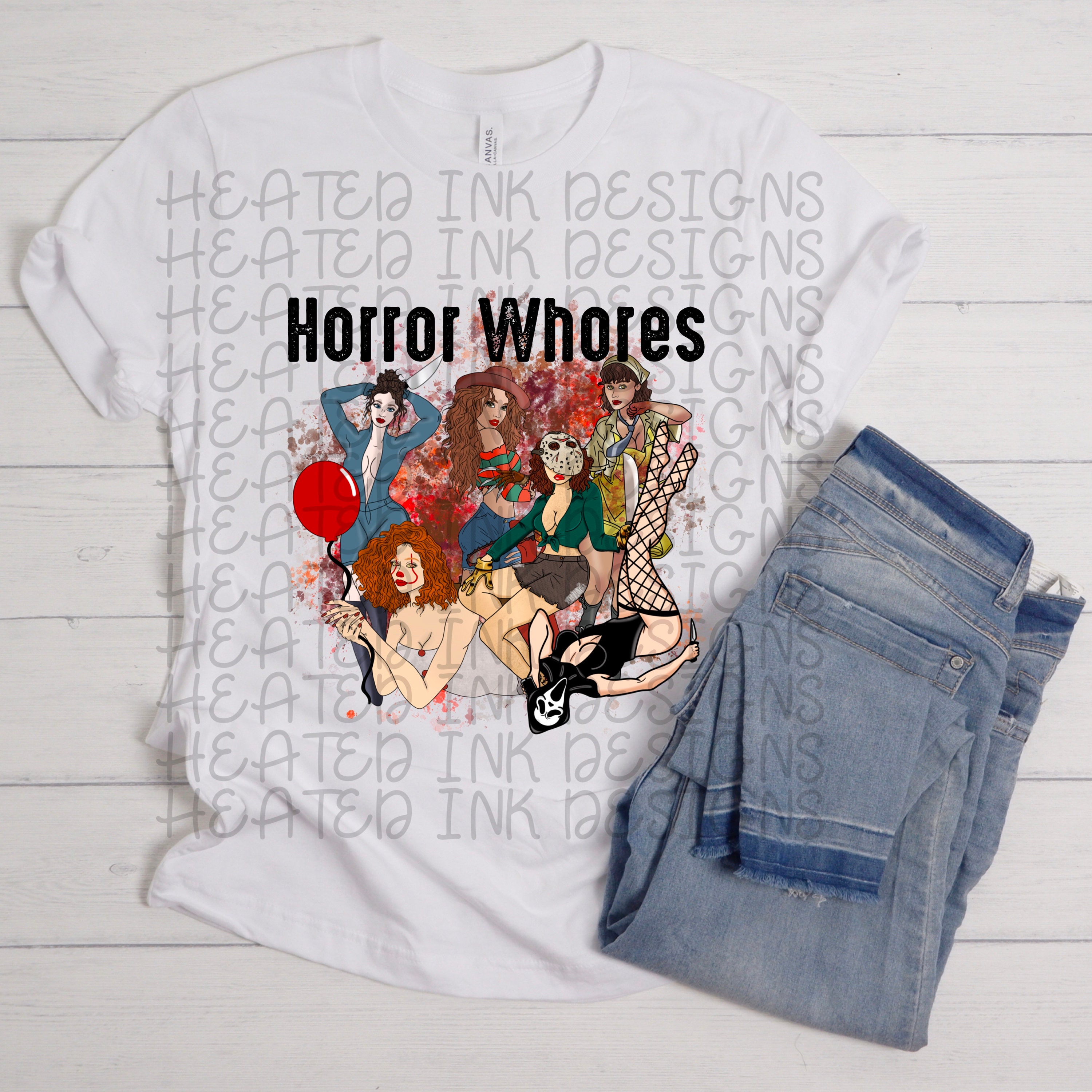 NSFW Horror Pinup Girls Bundle PNG - Etsy