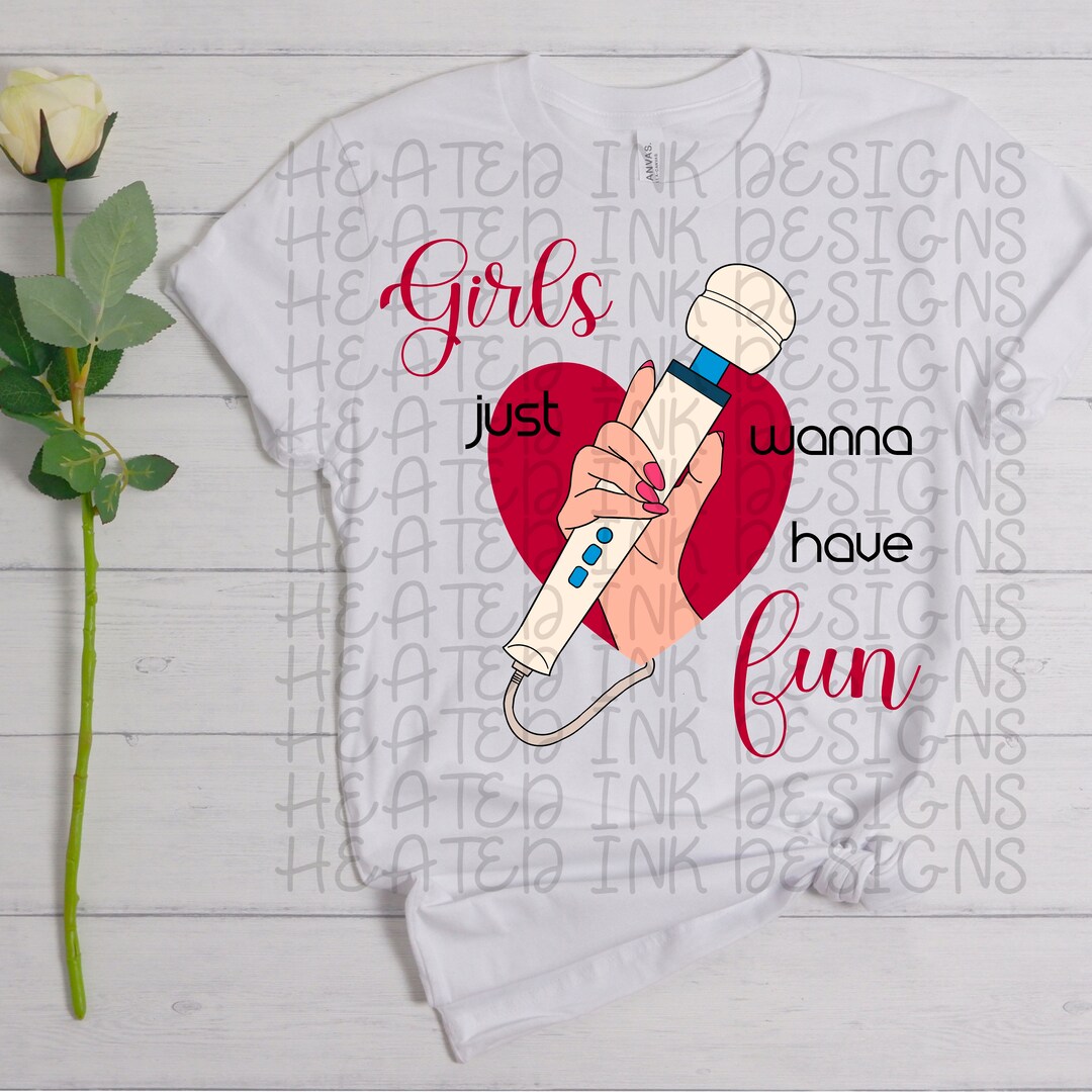 Girls Just Wanna Have Fun Wand PNG - DIGITAL DOWNLOAD - Etsy