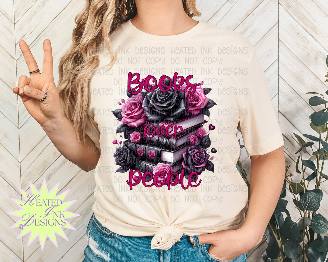 Books Over People PNG Download - Etsy