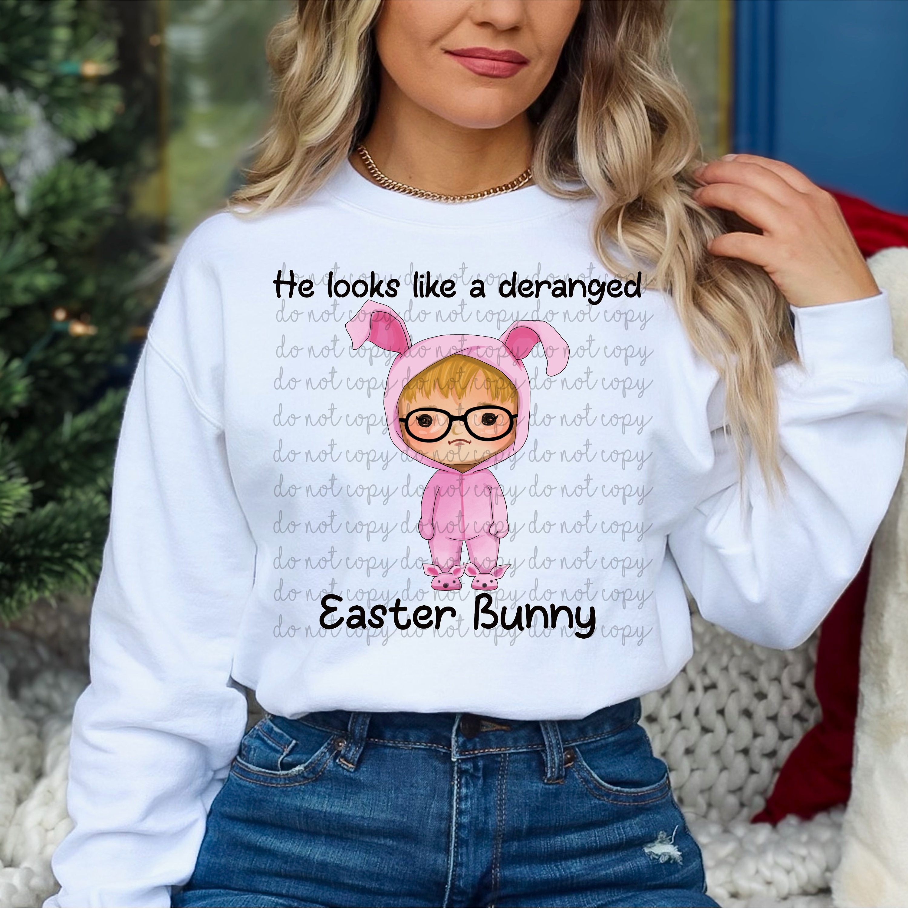 He Looks Like a Deranged Easter Bunny PNG - DIGITAL DOWNLOAD - Etsy