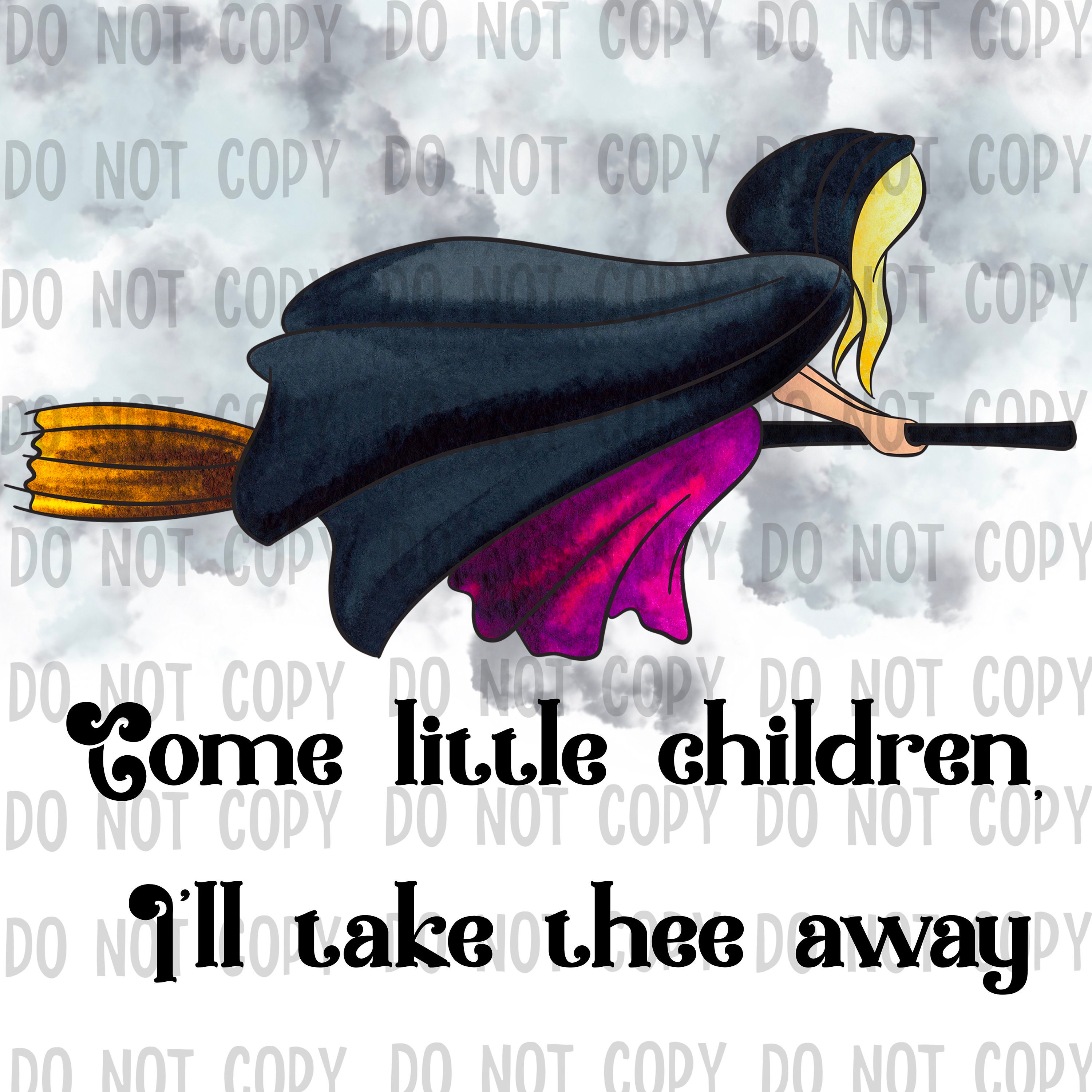 Come Little Children Hocus Pocus PNG - Etsy