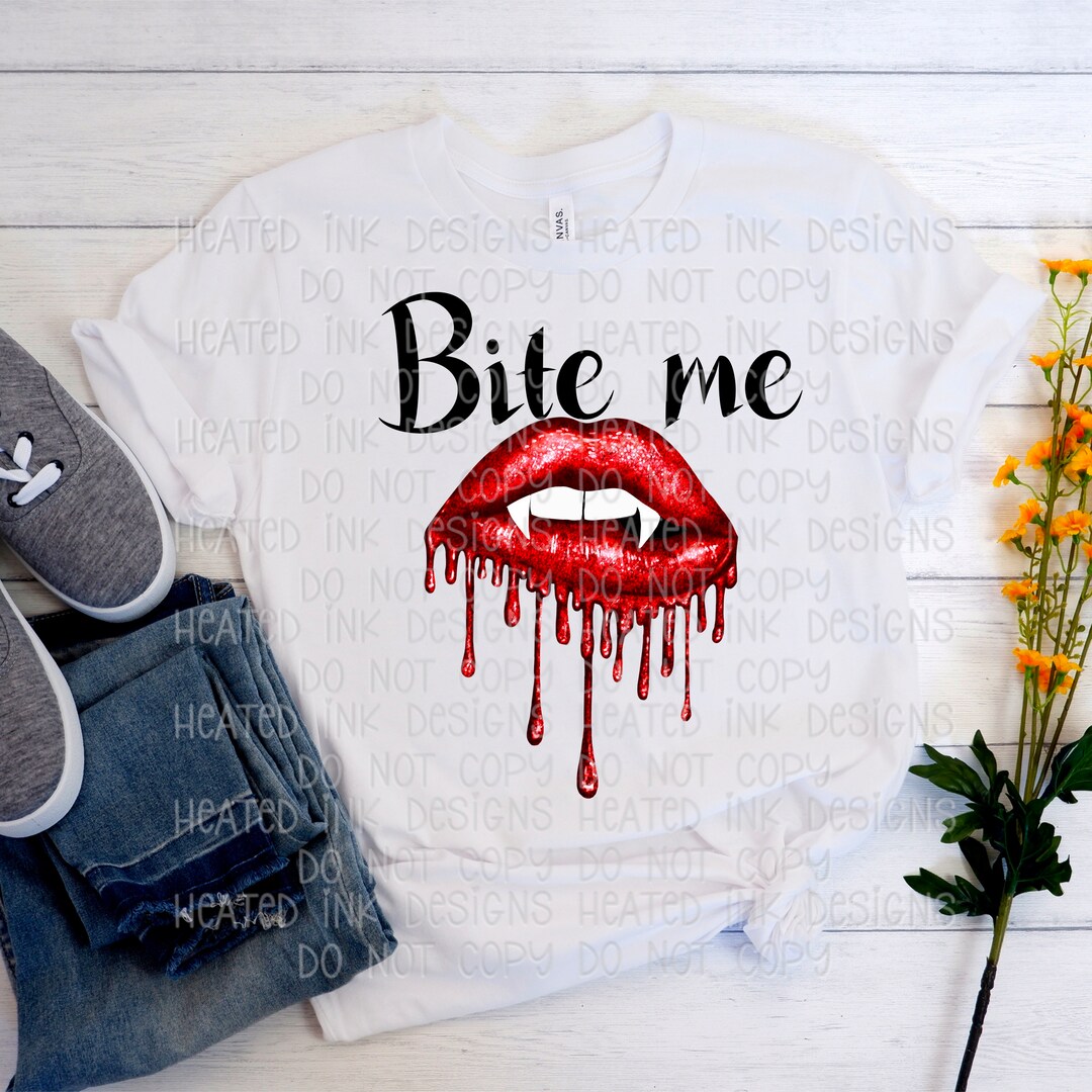 Bite Me PNG Download - Etsy
